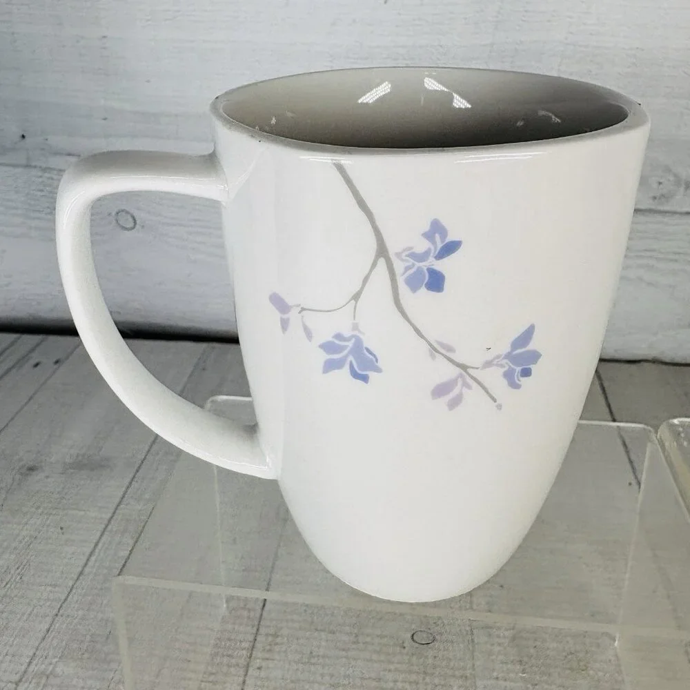 Corelle | Dining | Corelle Jacaranda Pink Purple Flowers White 2oz ...